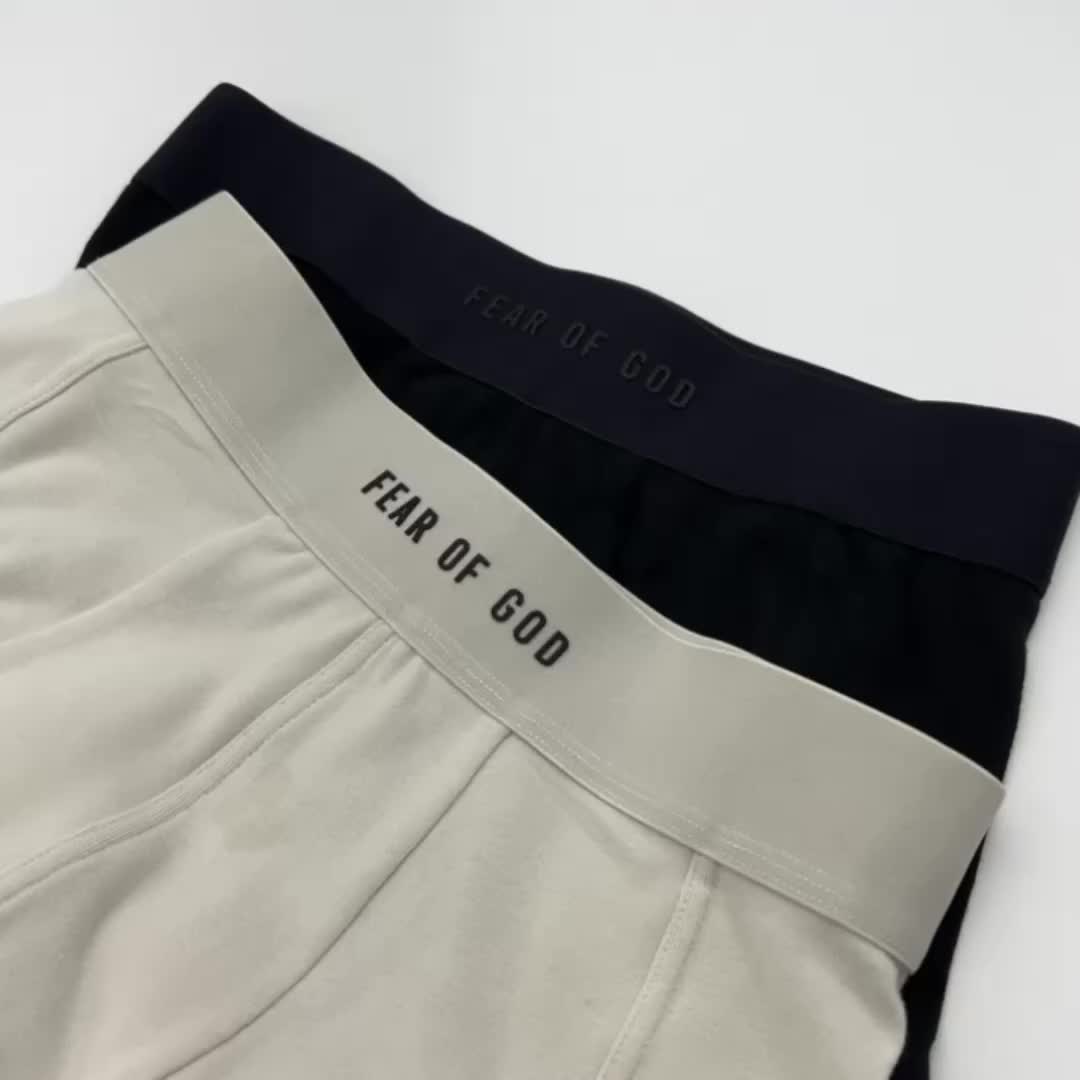FOG FEAR OF GOD 2 Pack Boxer Brief BLACK | 又拍图片管家